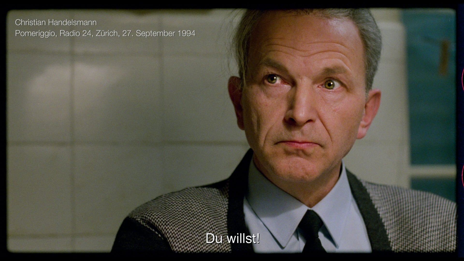 Christian Handelsmann, Pomeriggio, Radio 24, Zürich, 27. September 1994 ...