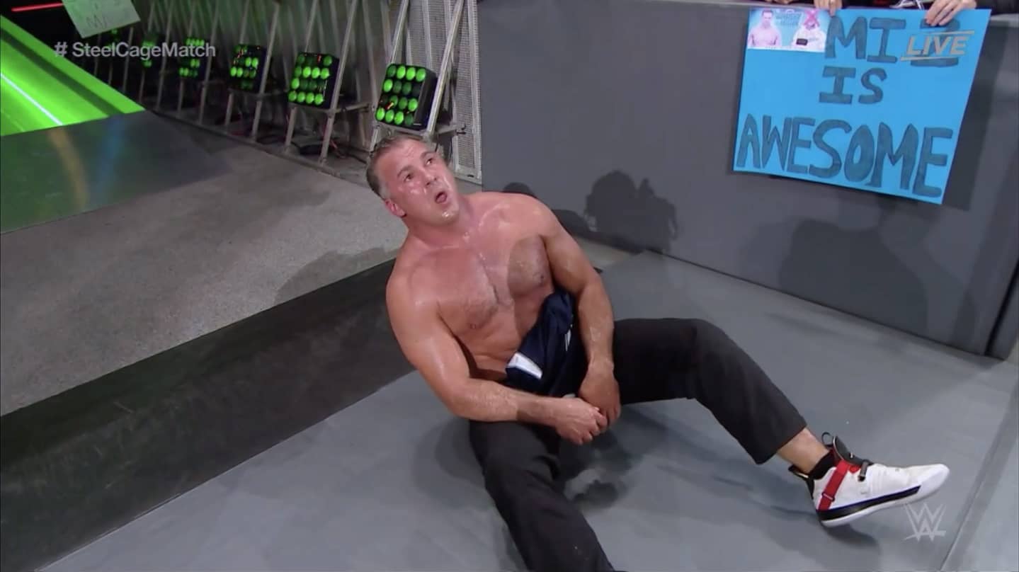 WWE MITB 2019: Shane McMahon shirtless (NO AUDIO) on Vimeo