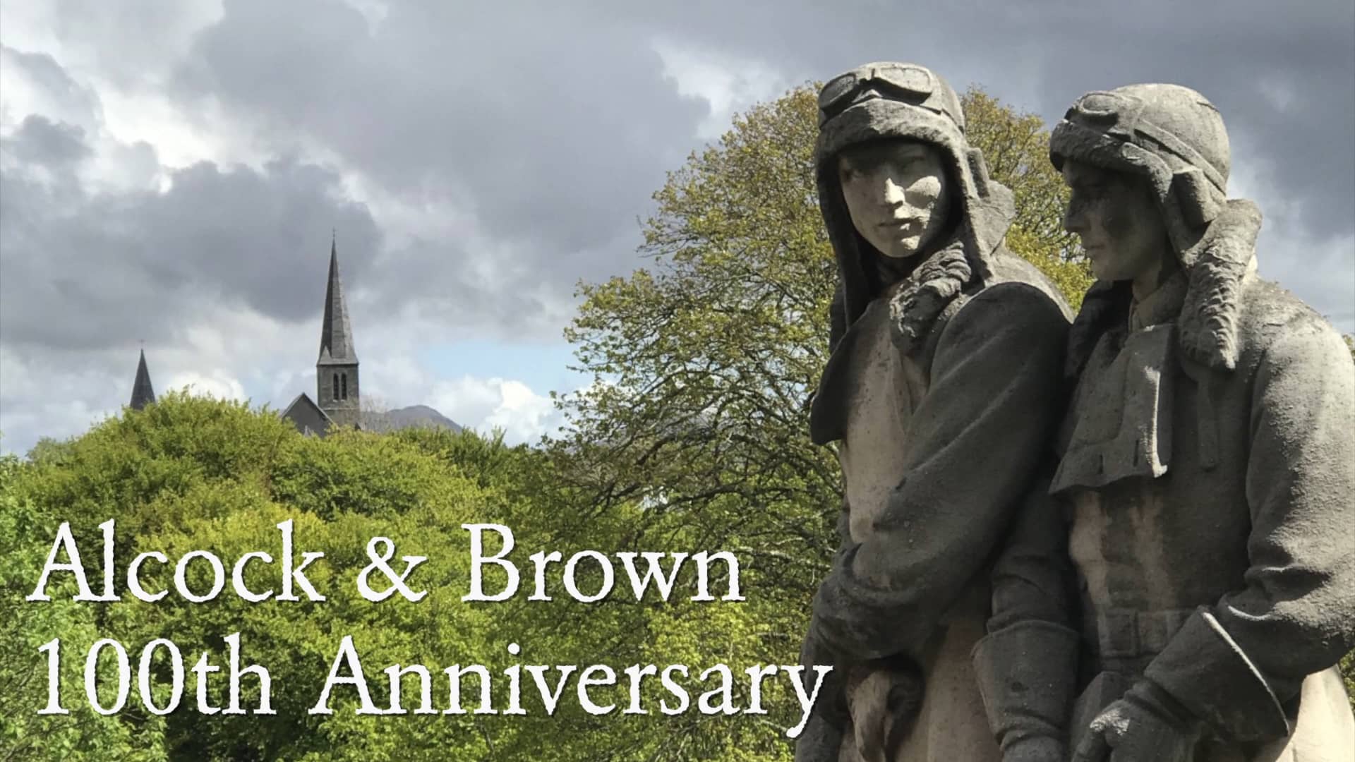 Unveiled the statue of Alcock and Brown on Vimeo