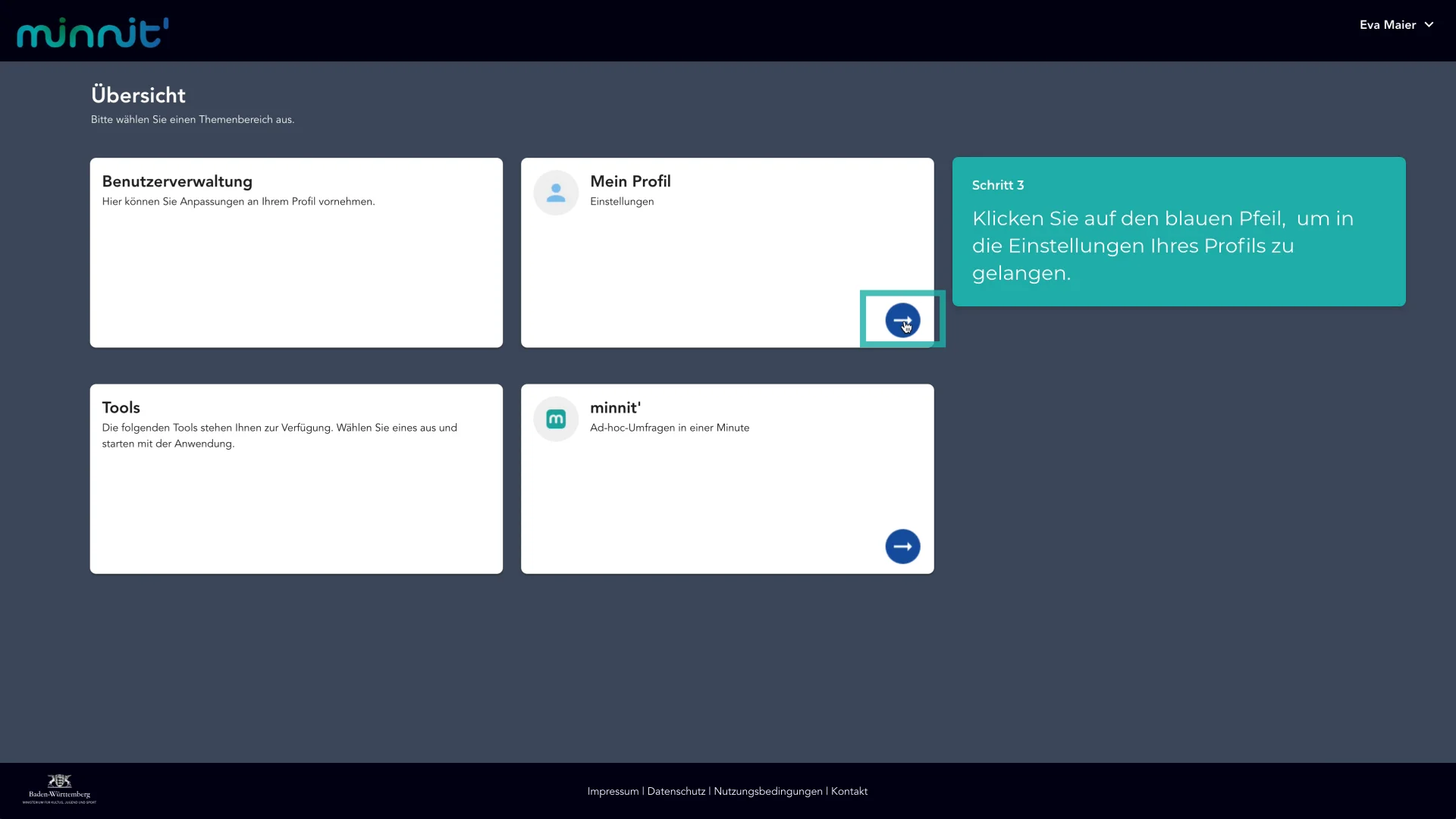 minnit' – Profil ändern und speichern in minnit' on Vimeo