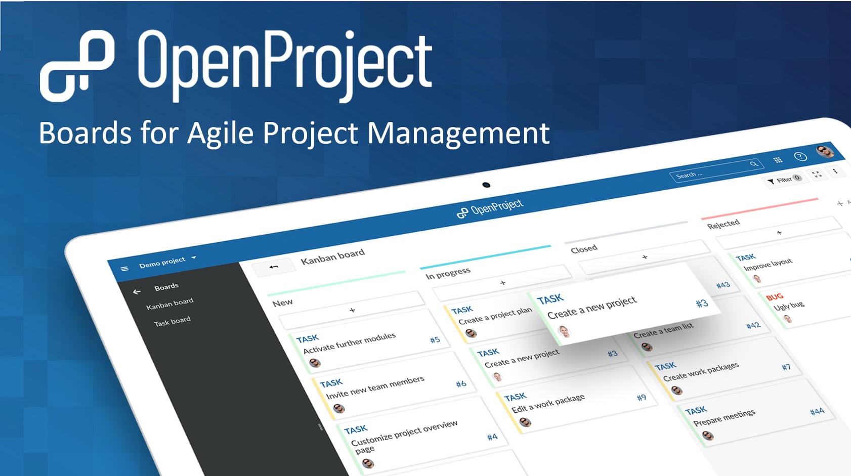 OpenProject Boards for Agile Project Management on Vimeo