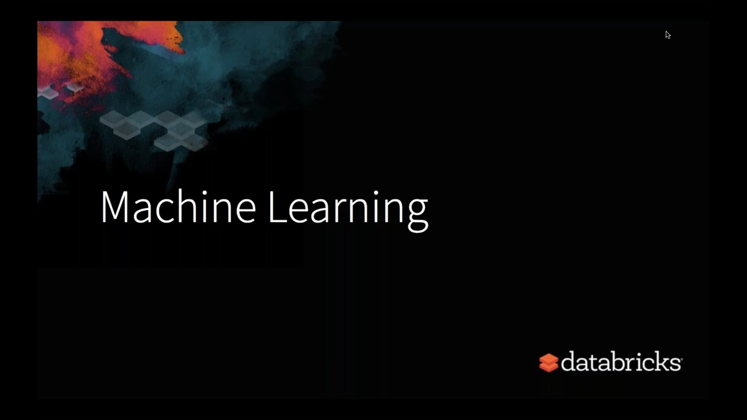 Databricks on AWS Training - 03 Machine Learning