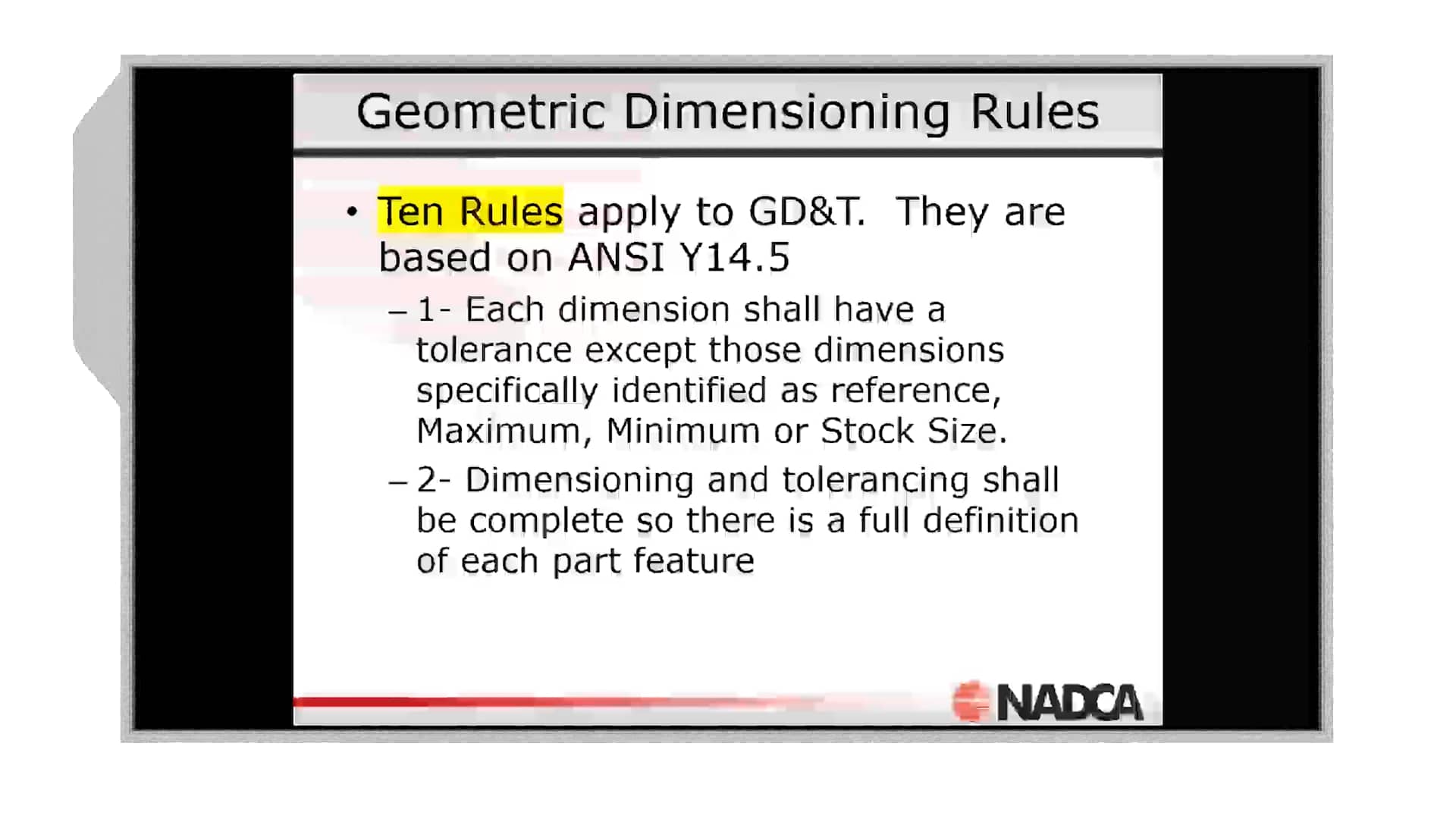 2019-05-22 - Geometric Dimensioning and Tolerancing: Rules and Symbols ...
