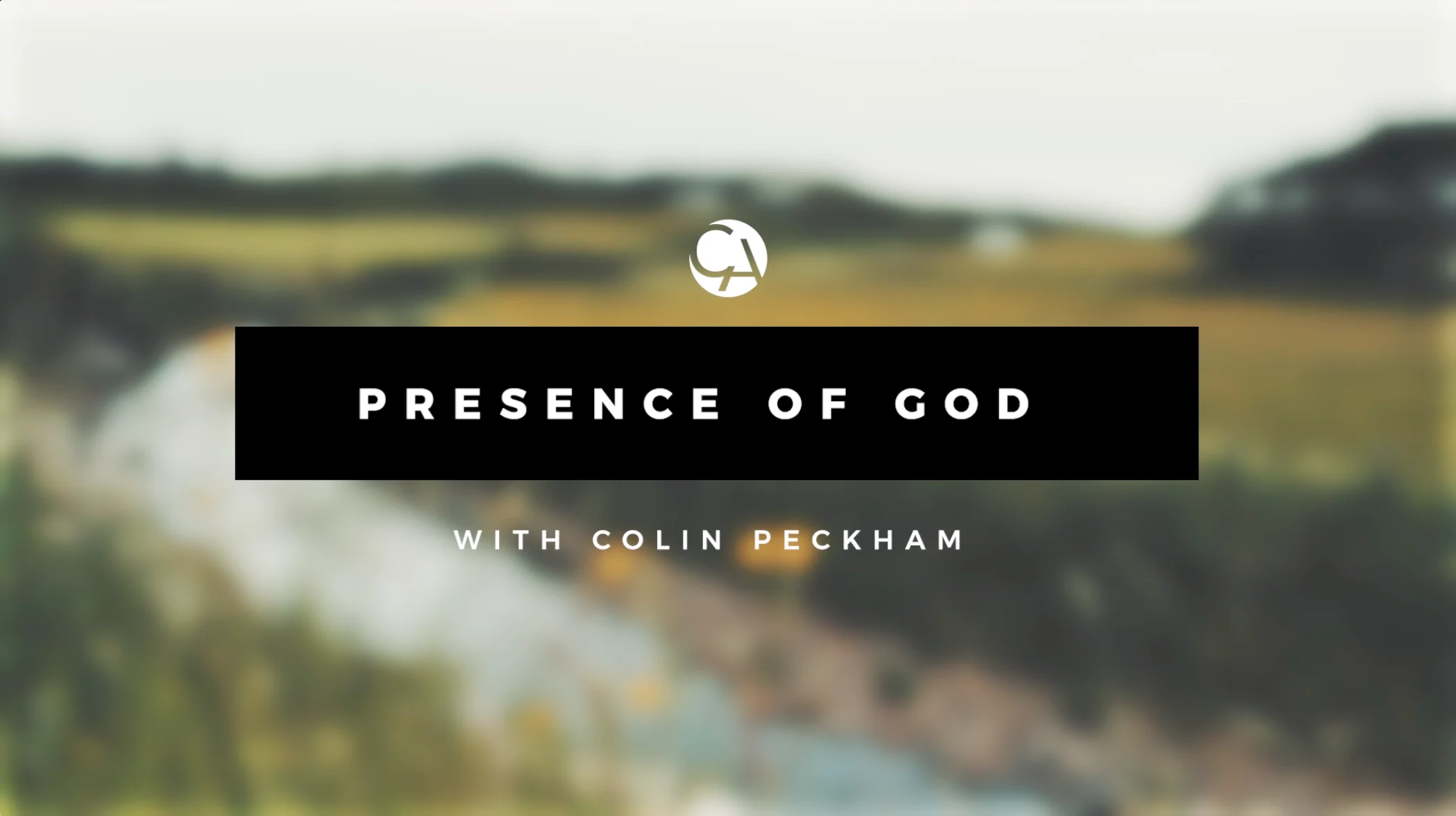 Thin Places: Presence of God | Colin Peckham on Vimeo