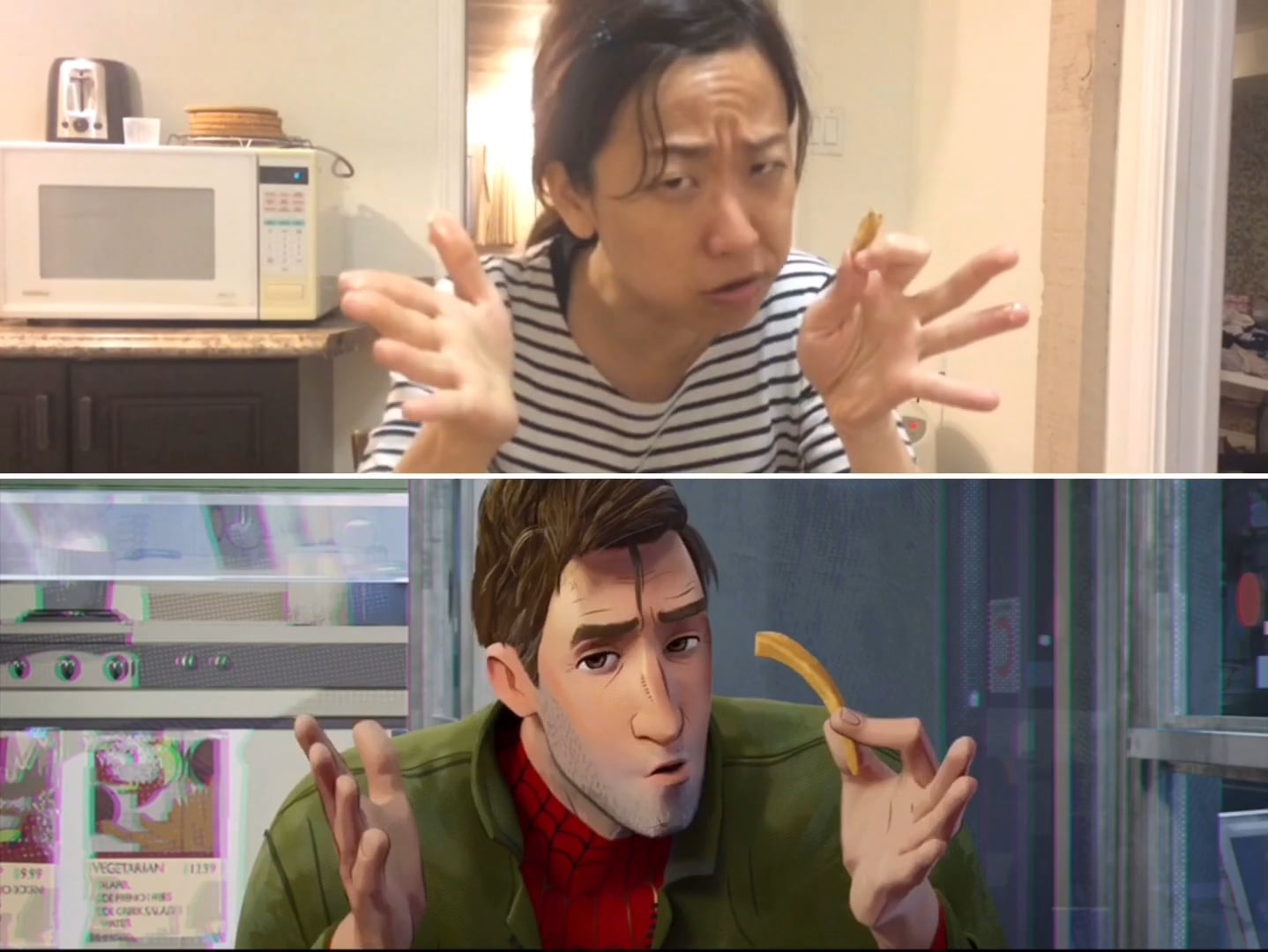 Reference and shot comparison