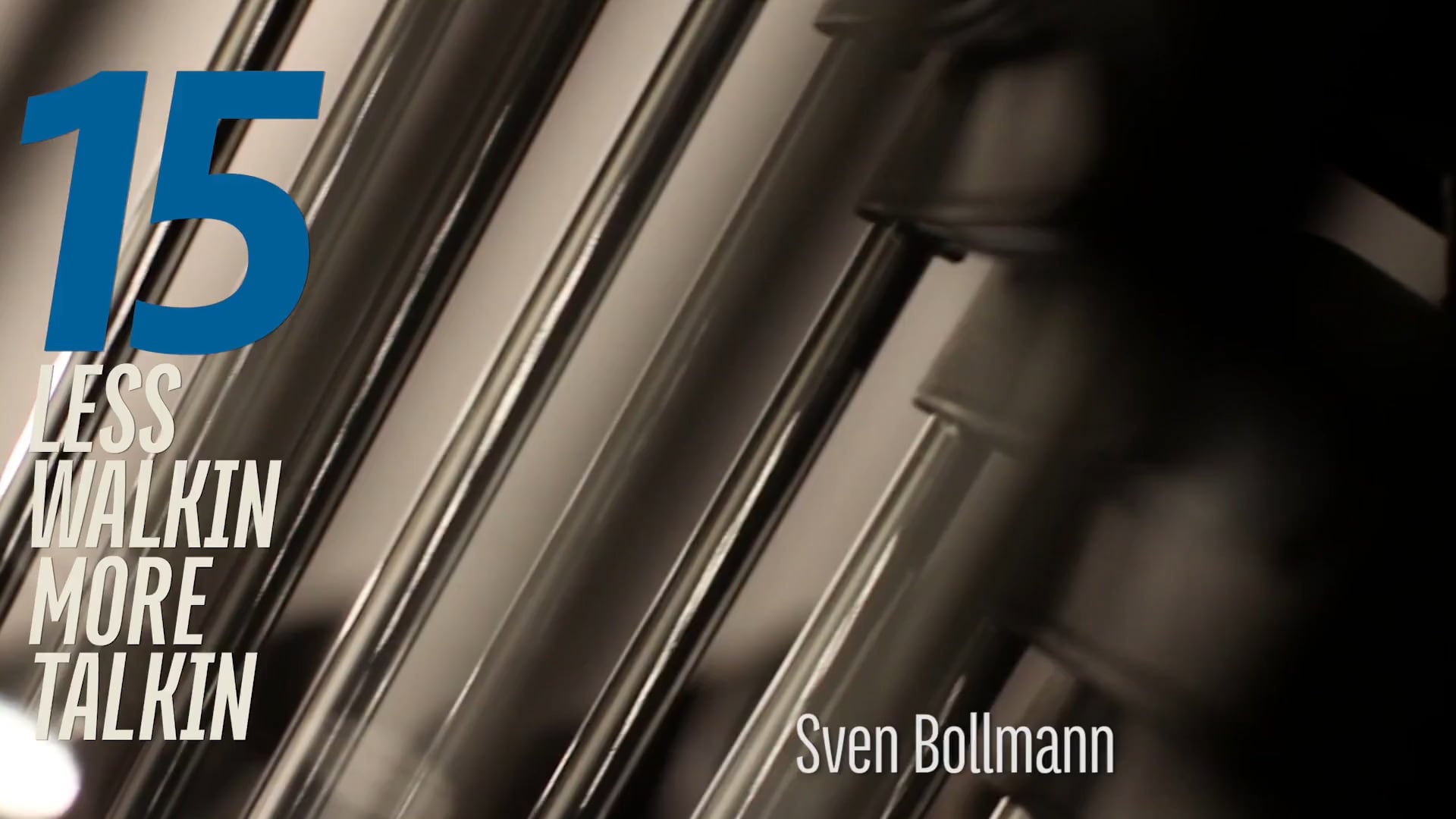 LESS WALKIN MORE TALKIN | Designkrefeld mit Sven Bollmann | 2017 on Vimeo