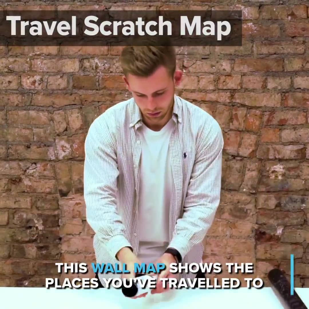 Traveling Hive Scratch off world map on Vimeo