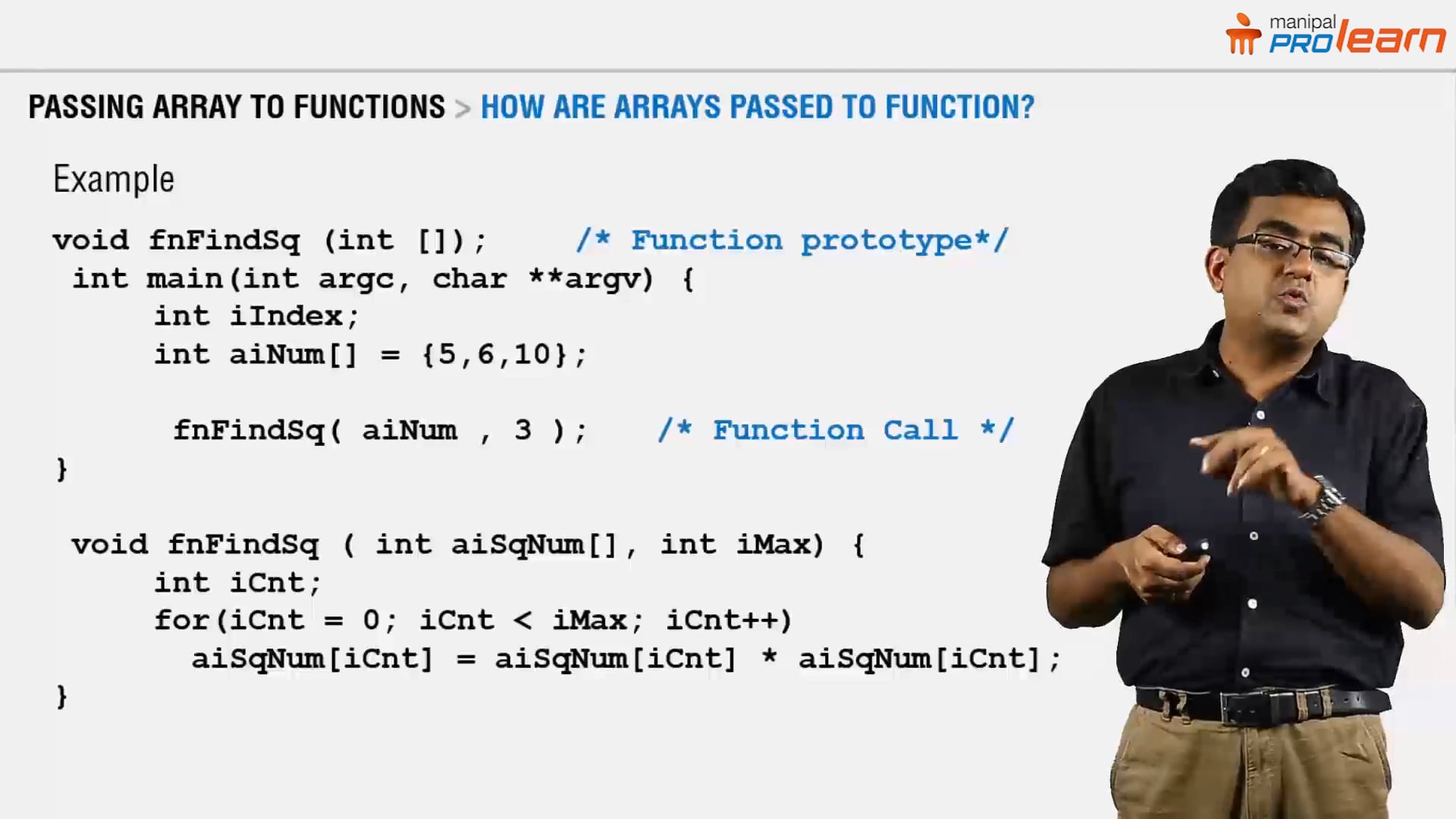 M4L3L1 - Passing Array to Functions on Vimeo