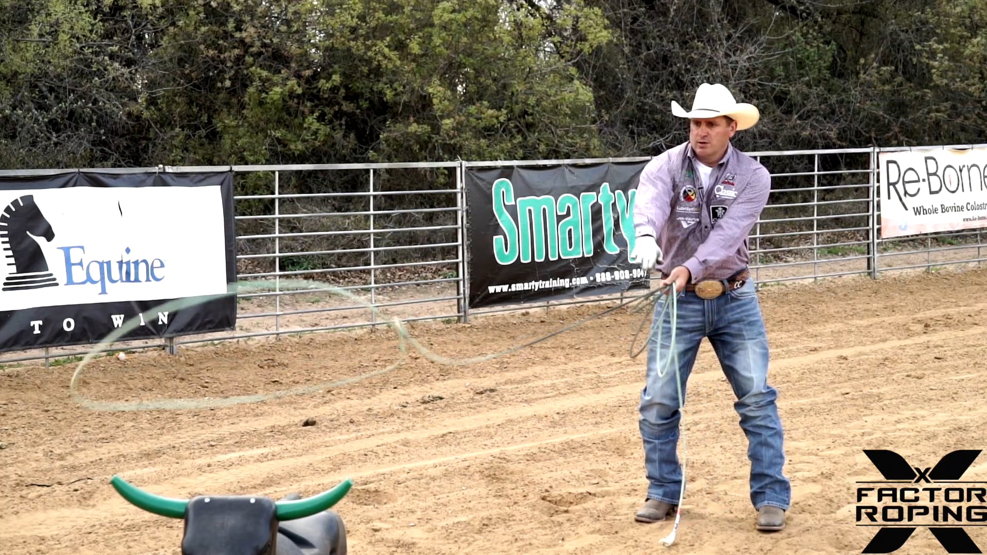The Correct Foot to Throw On with Charly Crawford | X Factor Roping