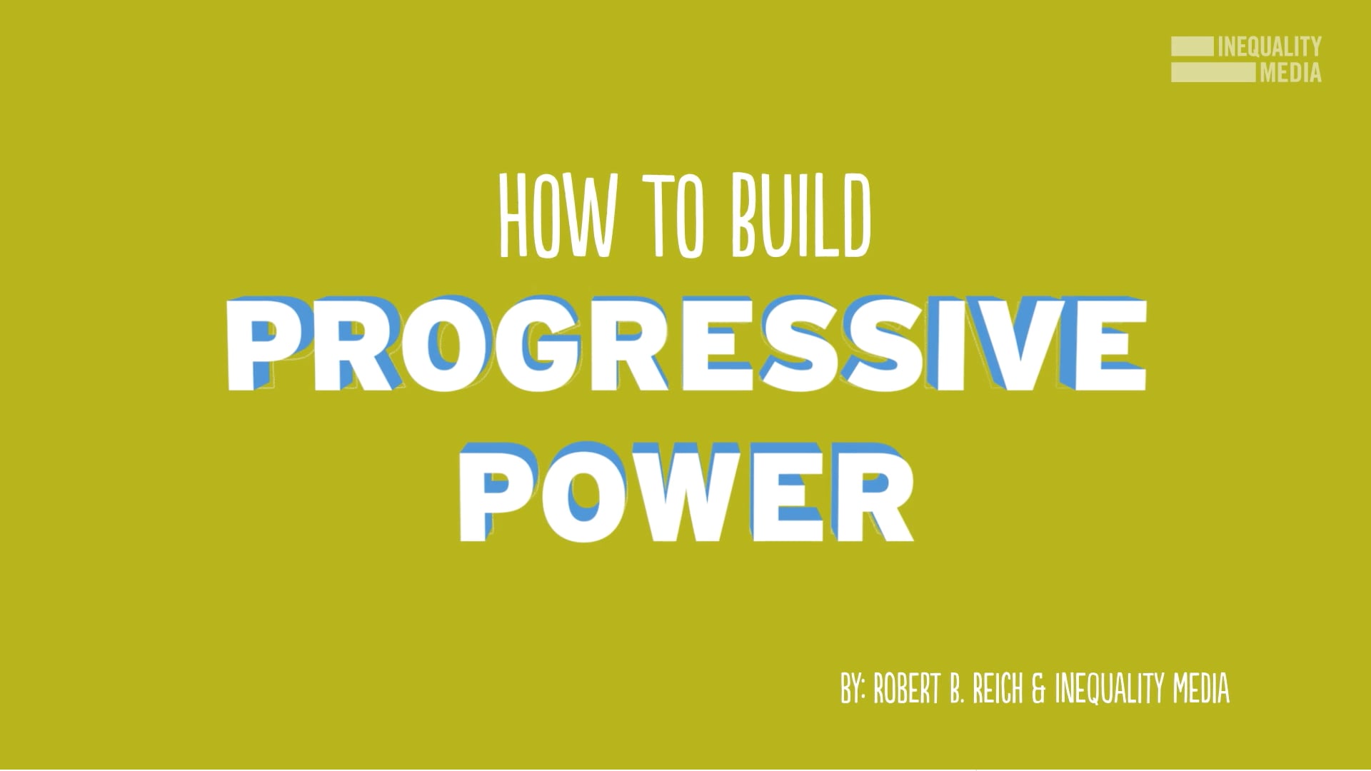 How to Build Progressive Power on Vimeo