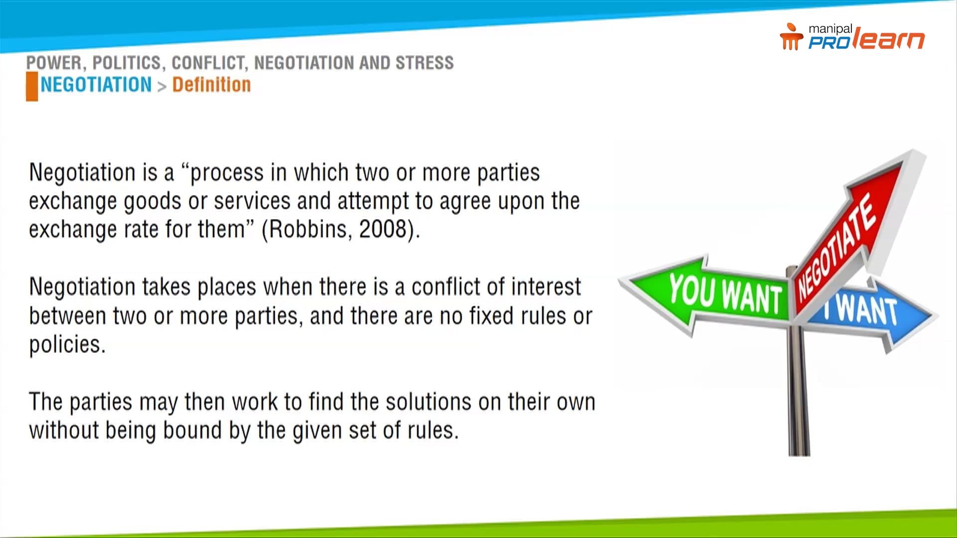 Negotiation on Vimeo