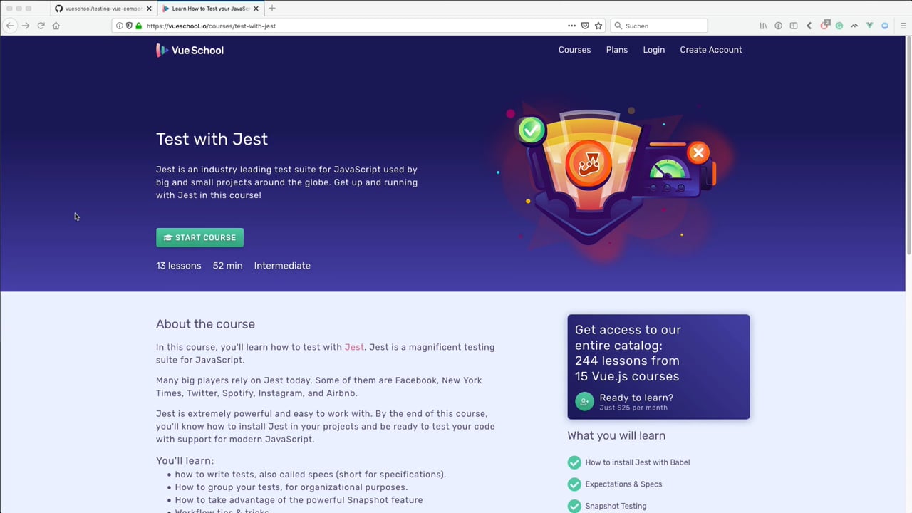 Installing Vue Test Utils - A Vue.js Lesson From our Vue.js... Installing Vue Test Utils - A Vue.js Lesson From our Vue.js...
