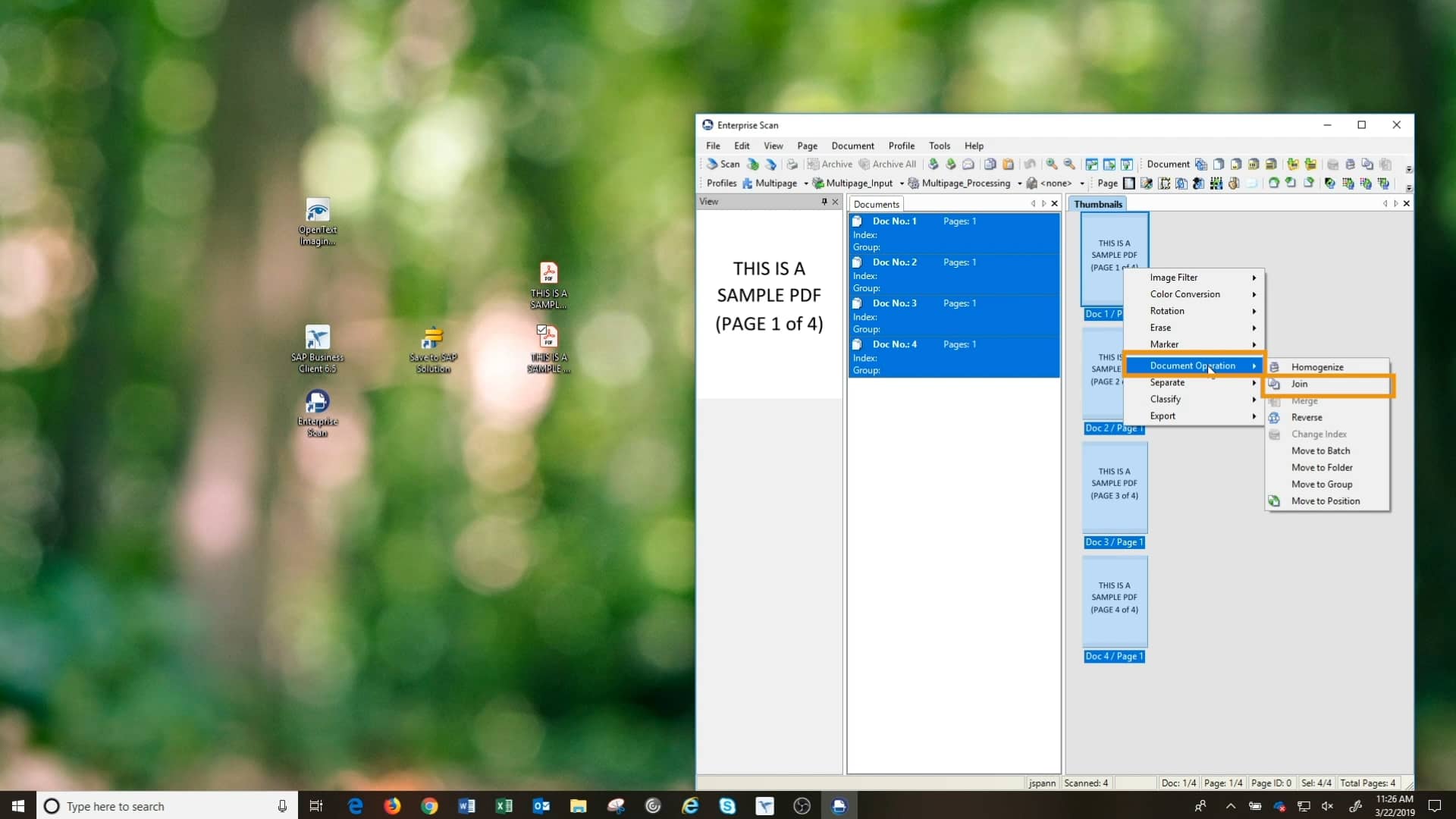 SAP Enterprise Scan – General Functions on Vimeo