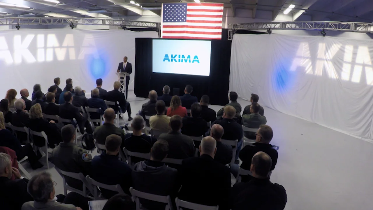 Akima USAFA Aircraft Unveiling Event