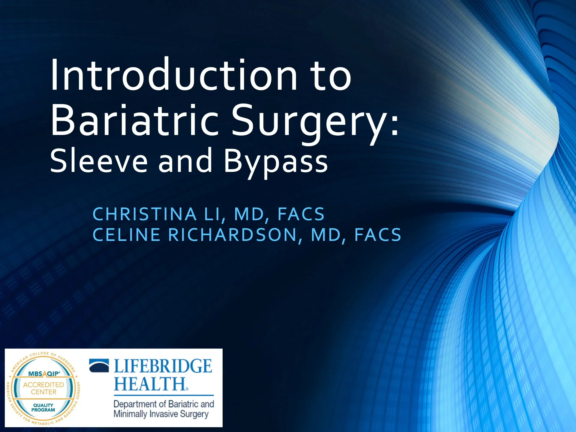 Introduction to Weight Loss Surgery on Vimeo