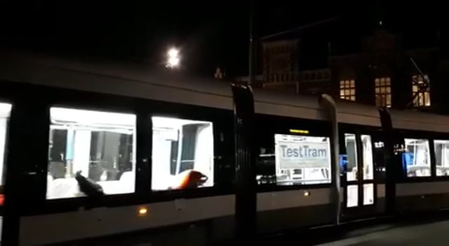 Nachtelijke testritten nieuwe 15G tram in volle gang - Over GVB
