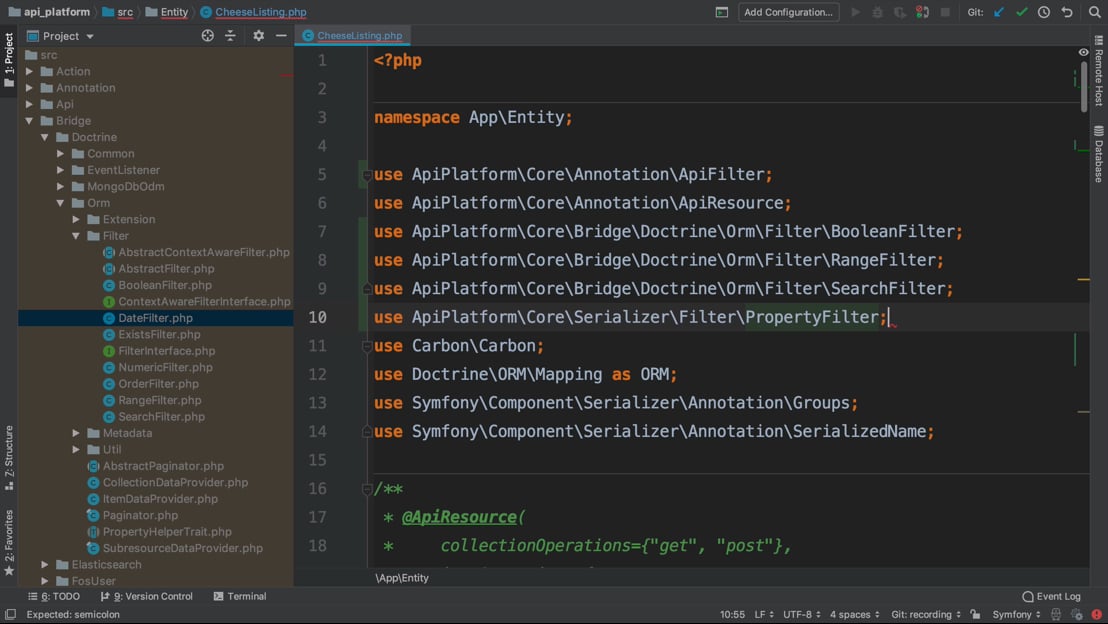 PropertyFilter: Sparse Fieldsets > API Platform 2 Part 1: Serious RESTful APIs | SymfonyCasts