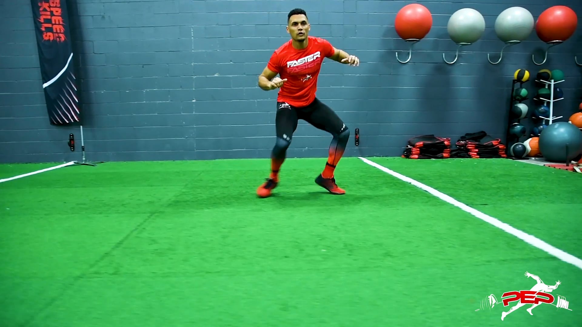 Warm-Up - Phase 1 - Deceleration Shuffle