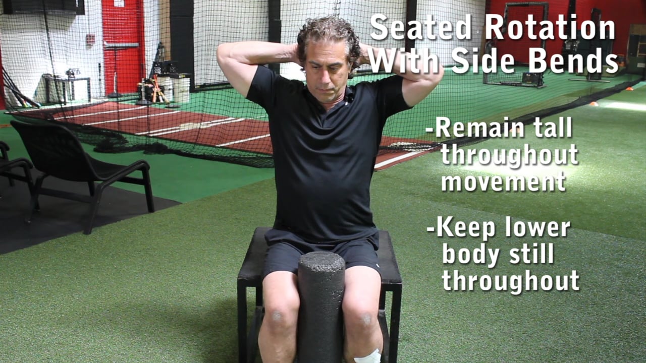 Seated Rotation with Side Bends on Vimeo
