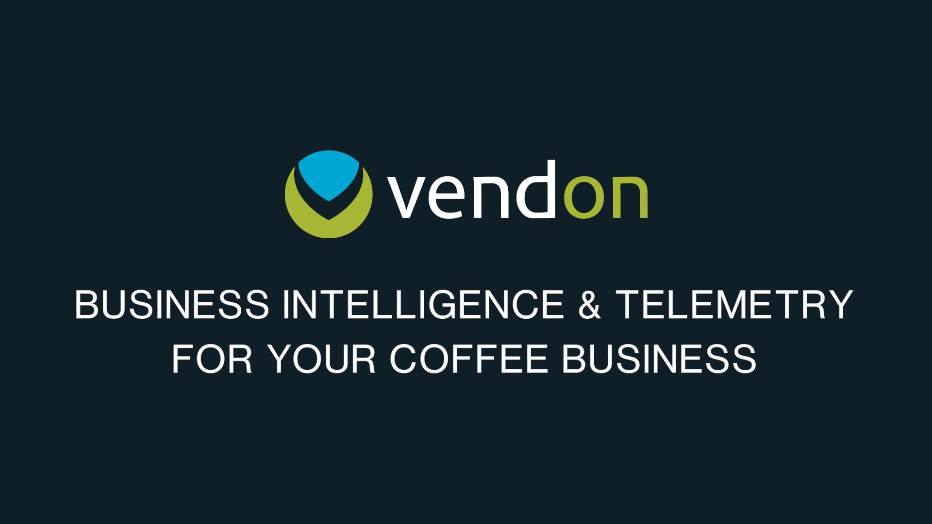 Vendon Business Intelligence & Telemetry Solutions for Coffee ...