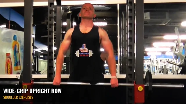 Close Grip Barbell Upright Rows
