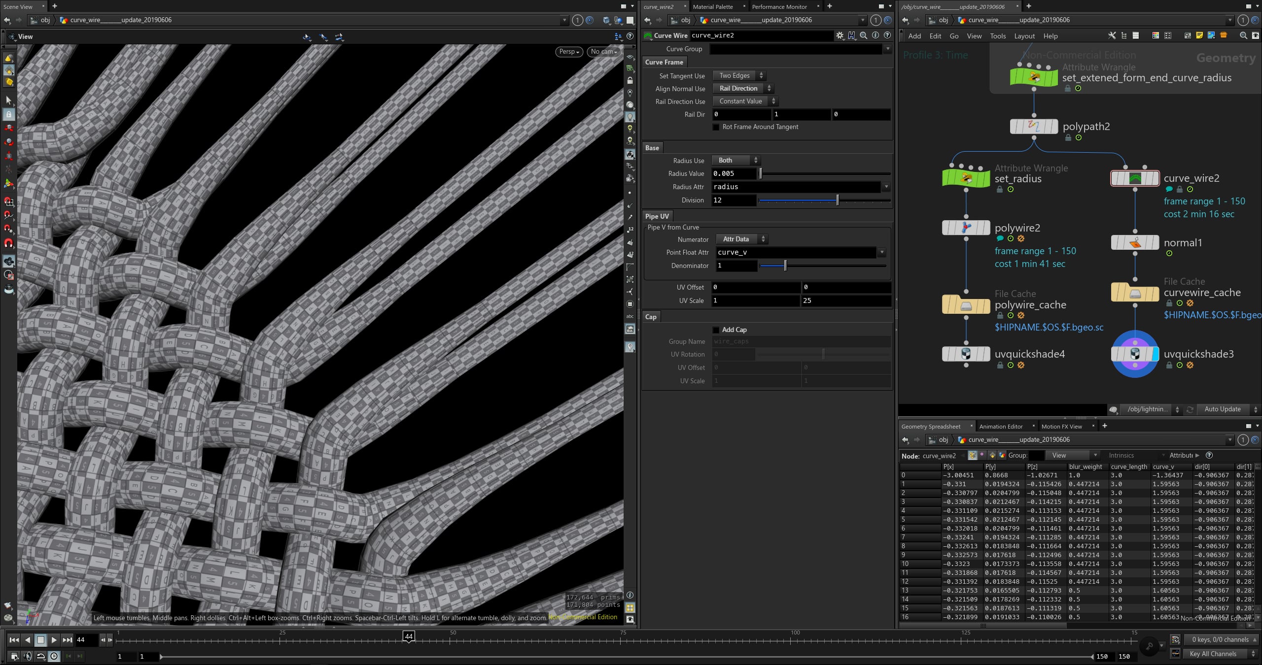 Curve Wire in Houdini (+hda) on Vimeo