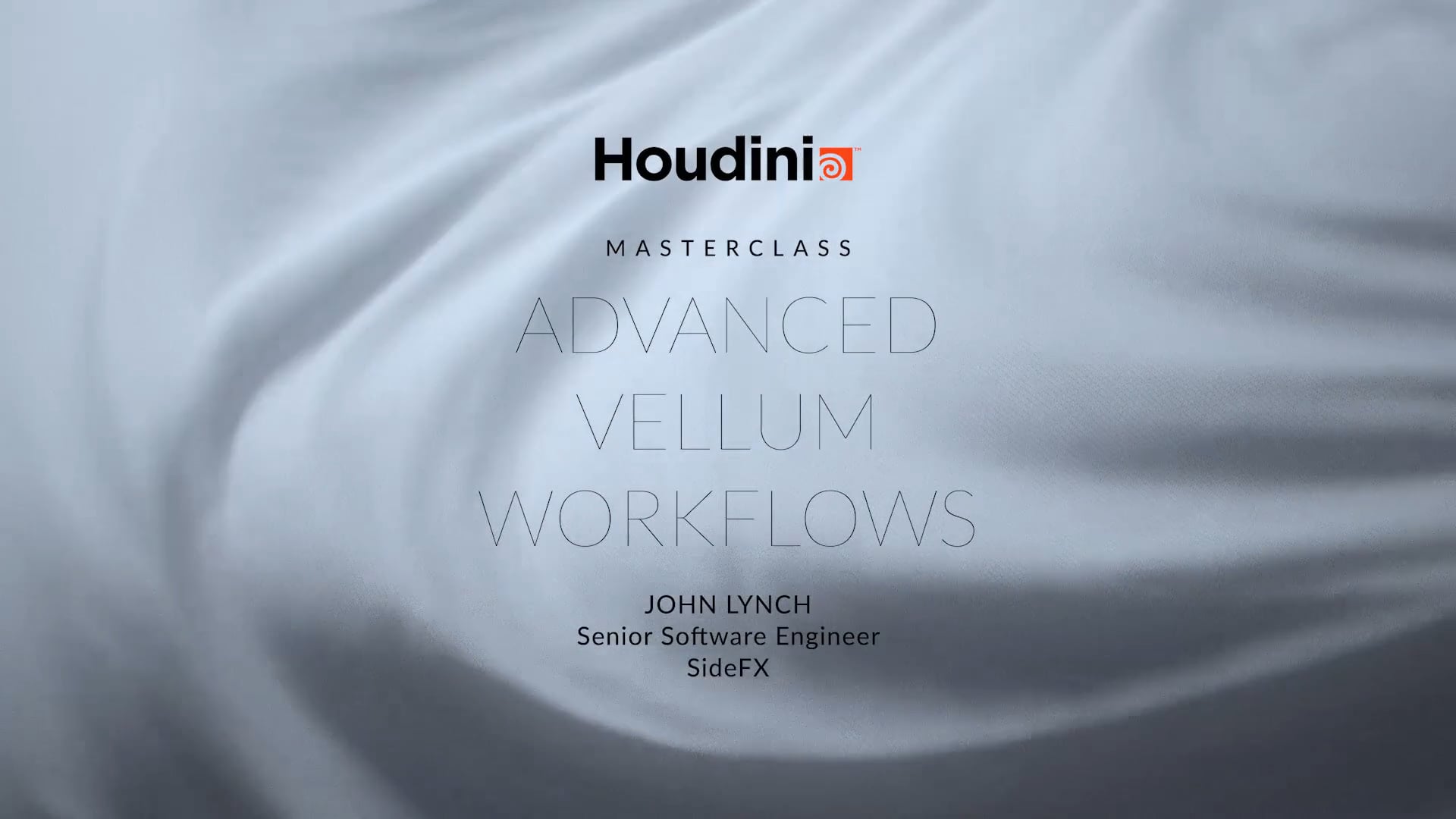 Advanced Vellum Workflows | John Lynch | H17 Masterclass on Vimeo