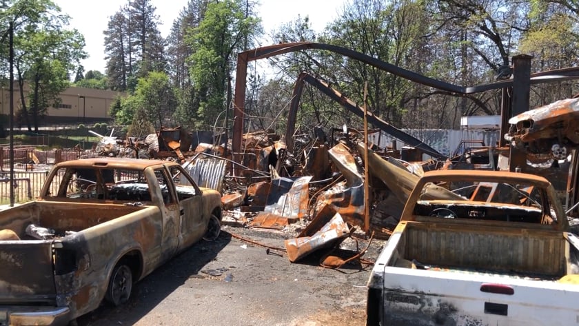 Paradise Camp Fire Disaster Recovery Anvil Builders