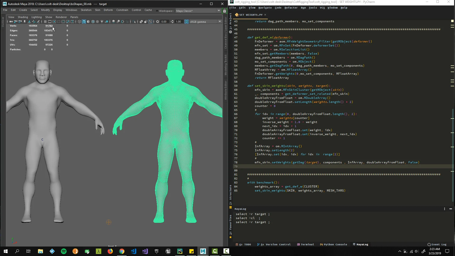 Copy Deformer Weights Maya API Plug-in on Vimeo
