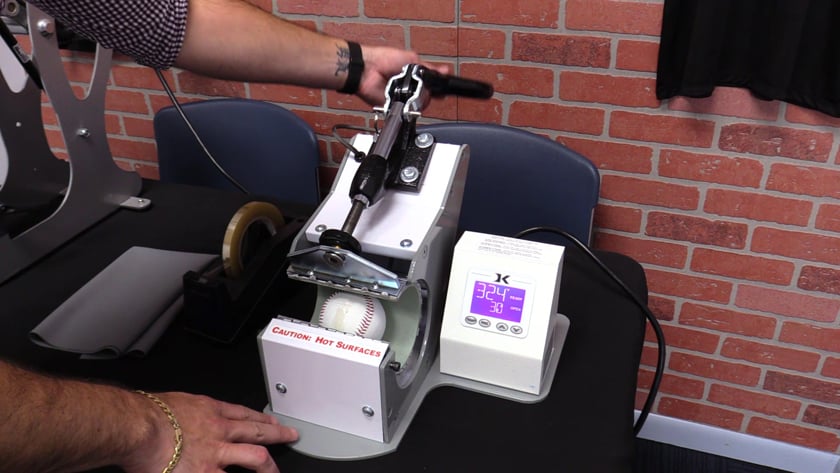 How to Press a Transfer to a Baseball - DigitalHeat FX