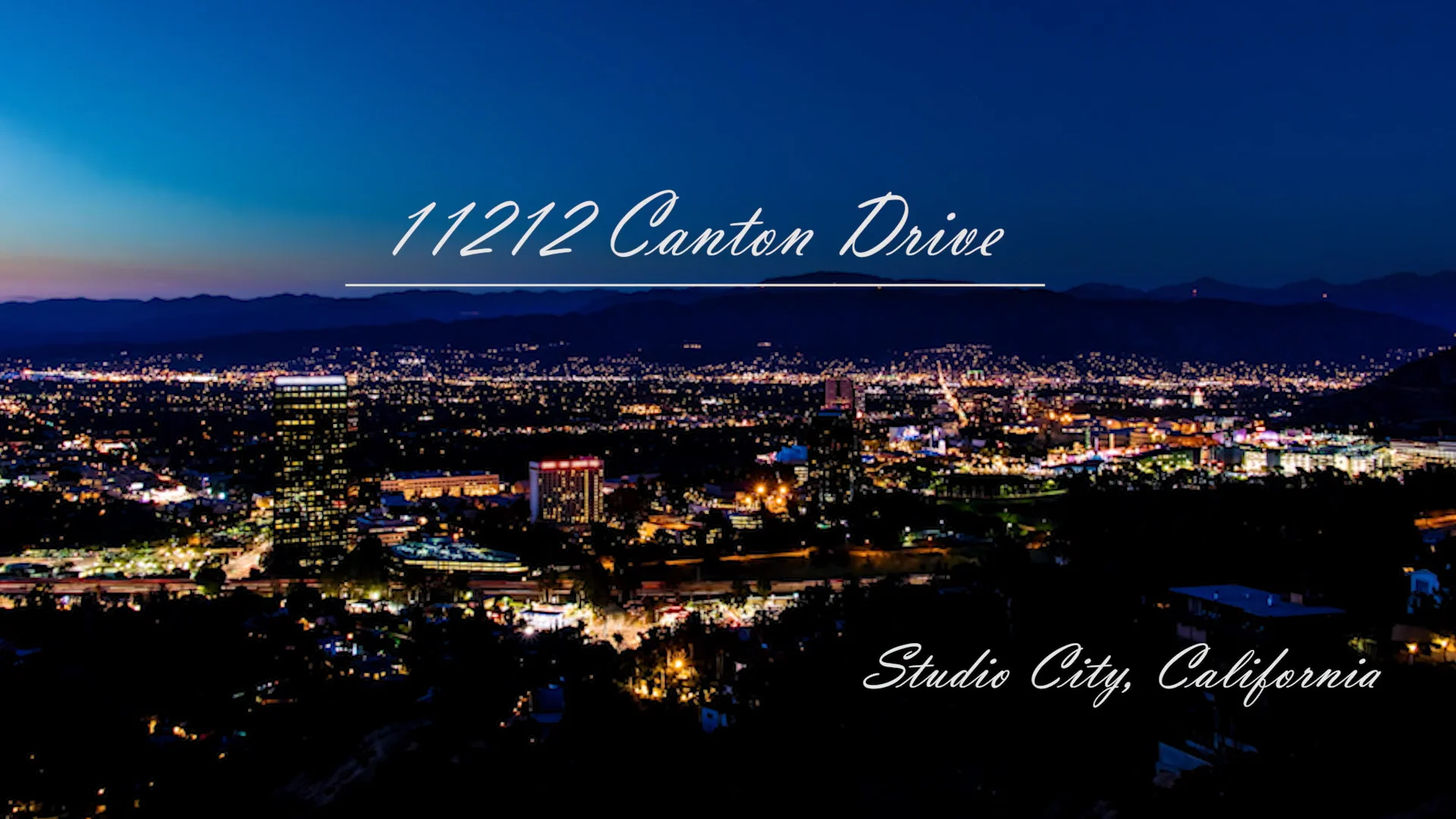11212 Canton Drive Studio City on Vimeo