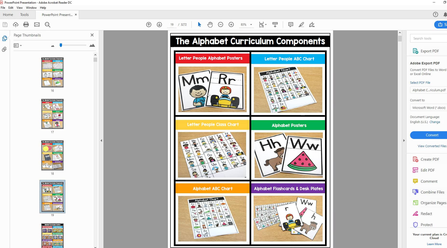 Alphabet Curriculum OVERVIEW on Vimeo