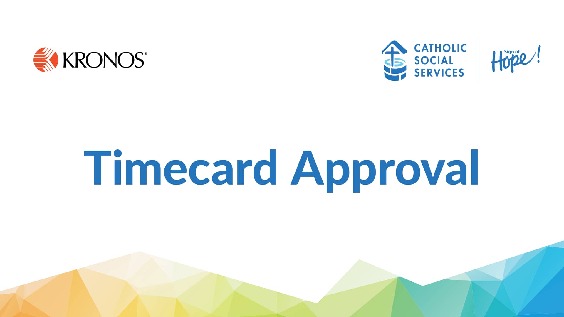 Employee Timecard Approval on Vimeo