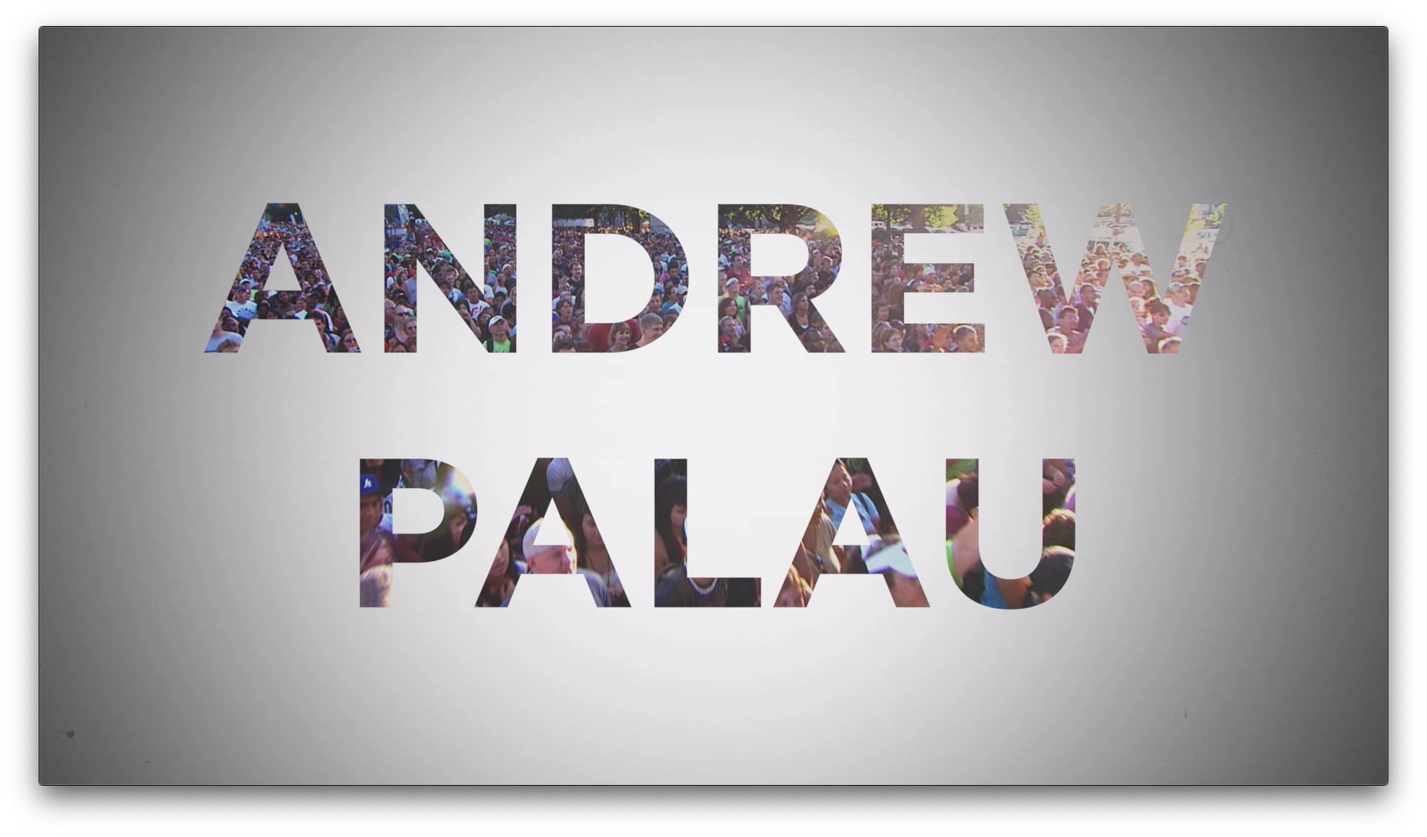 Introducing Andrew Palau - :60 on Vimeo