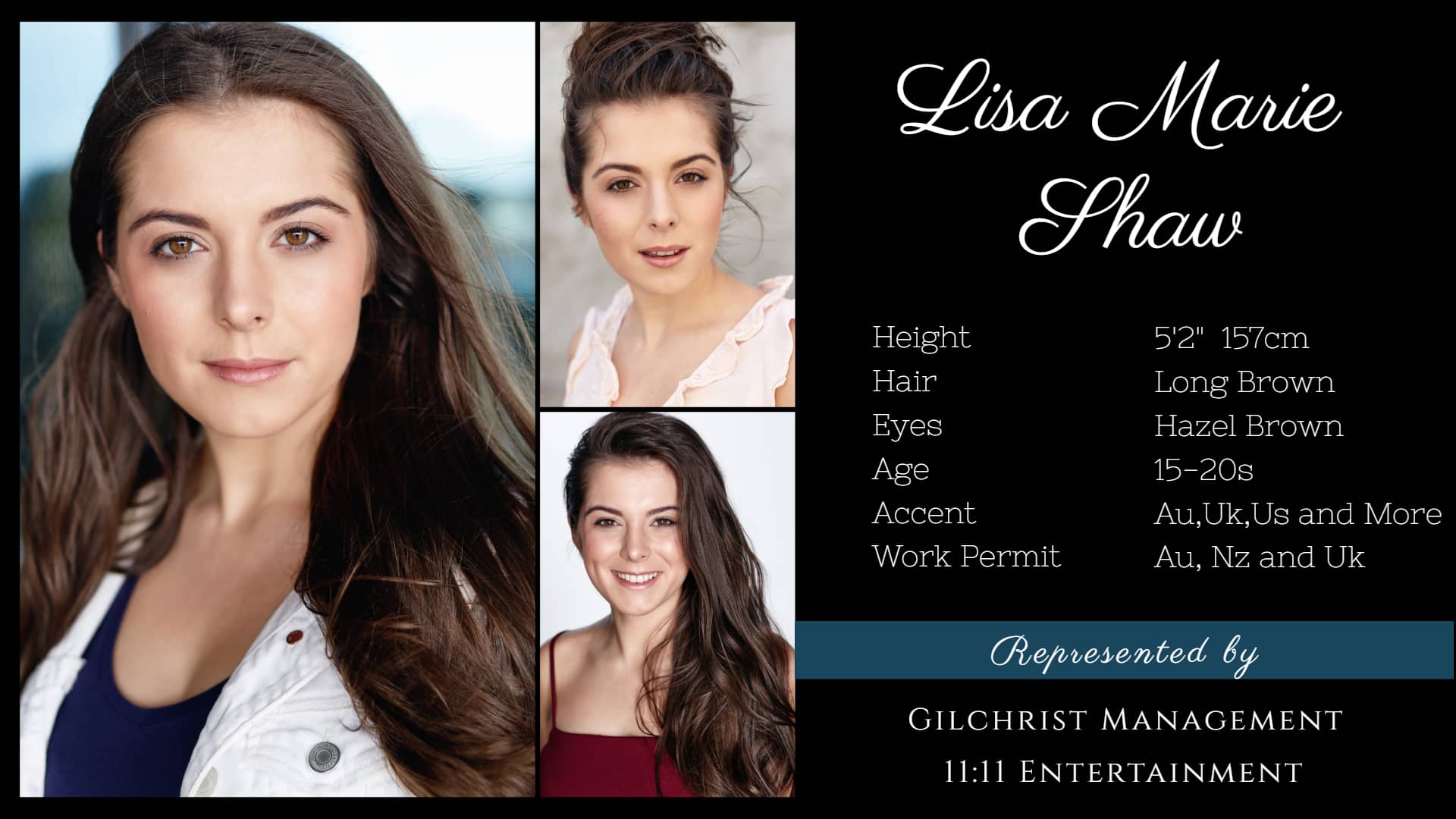 Lisa Marie Shaw Showreel on Vimeo