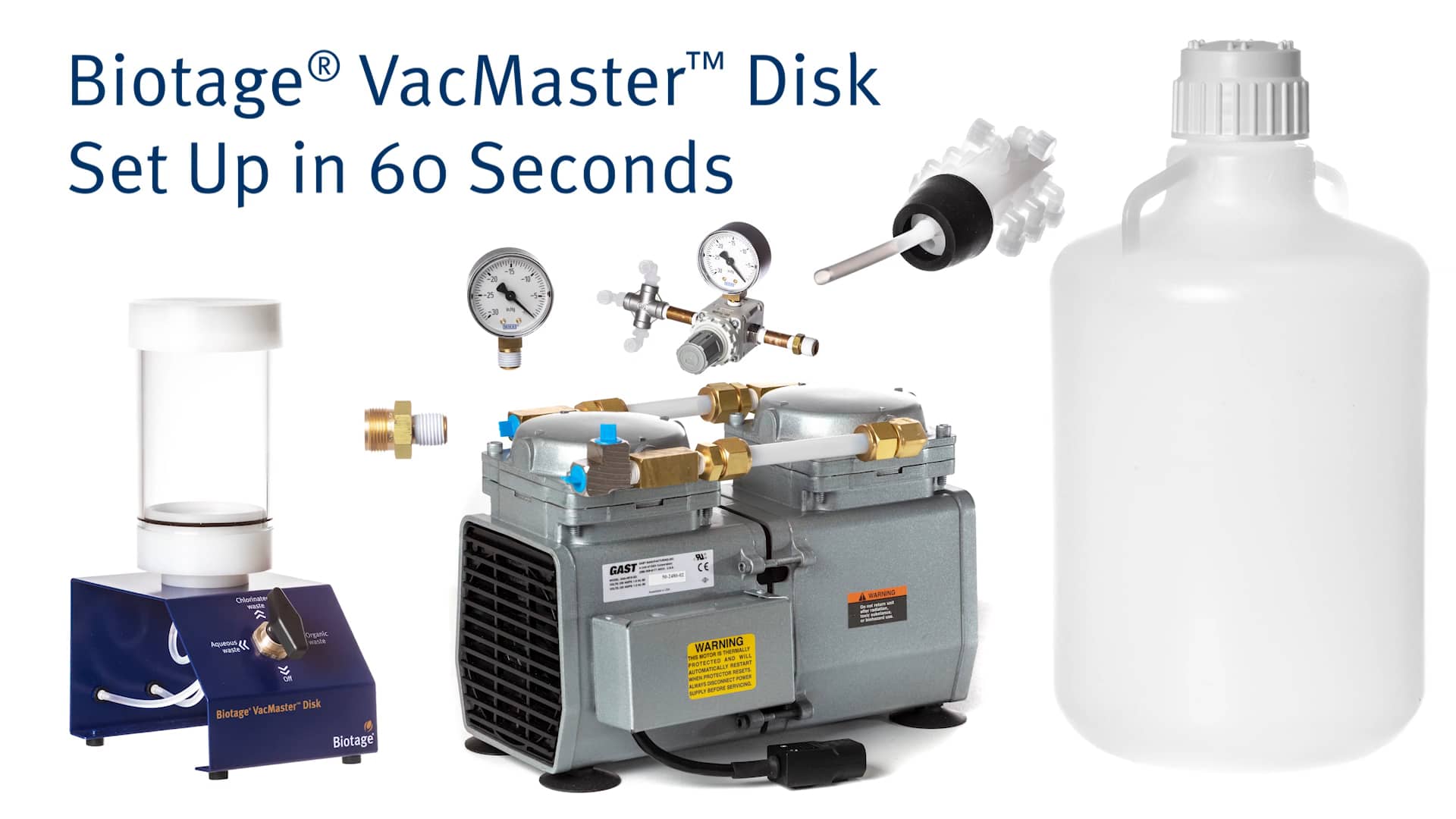 Biotage® VacMaster™ Disk Set Up in 60 Seconds on Vimeo