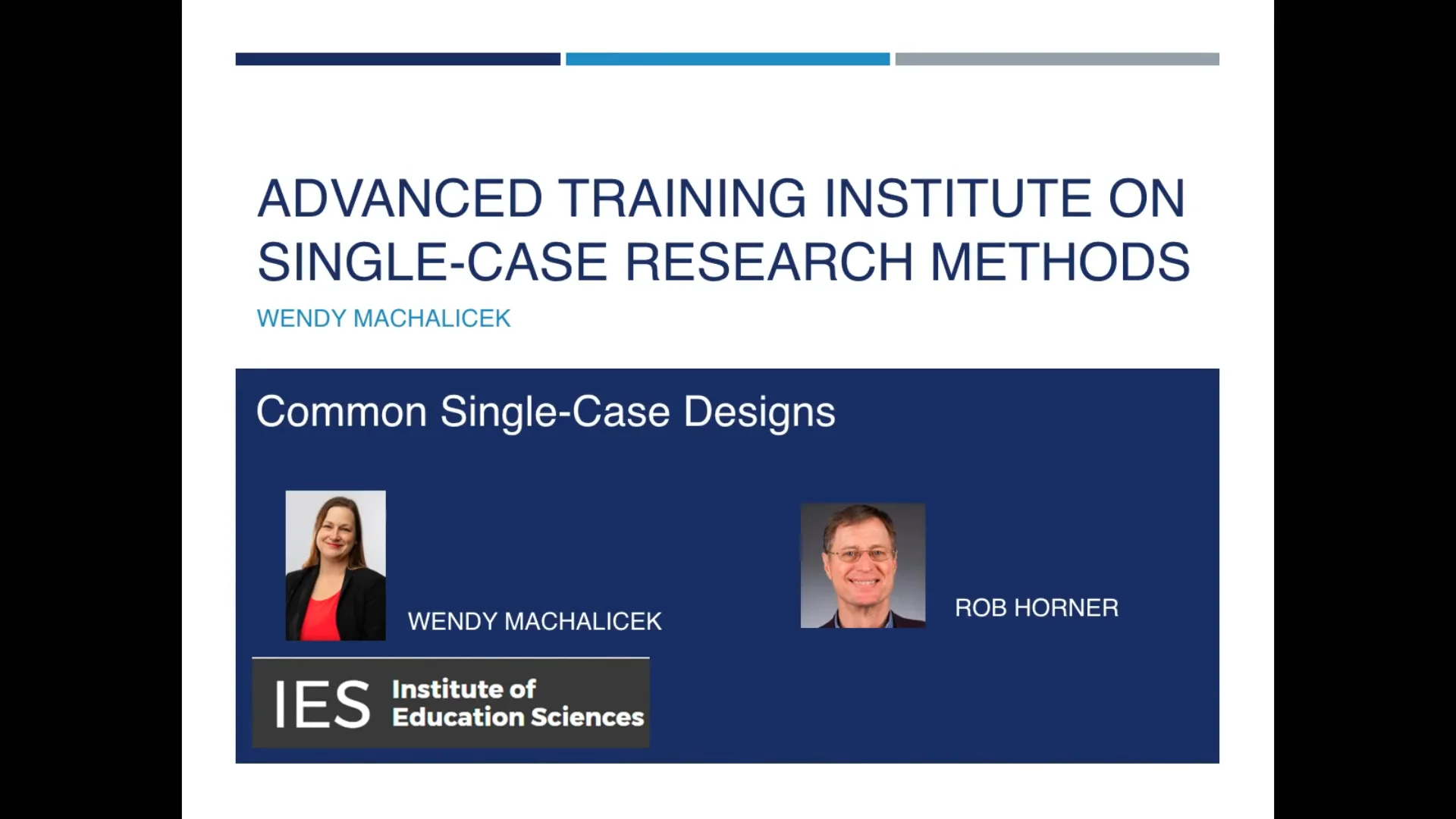 Common single-case research designs