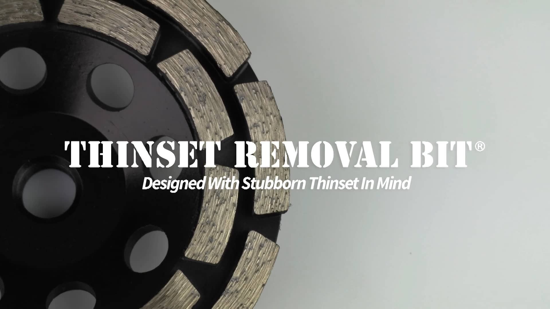 Thinset Removal Grinder on Vimeo