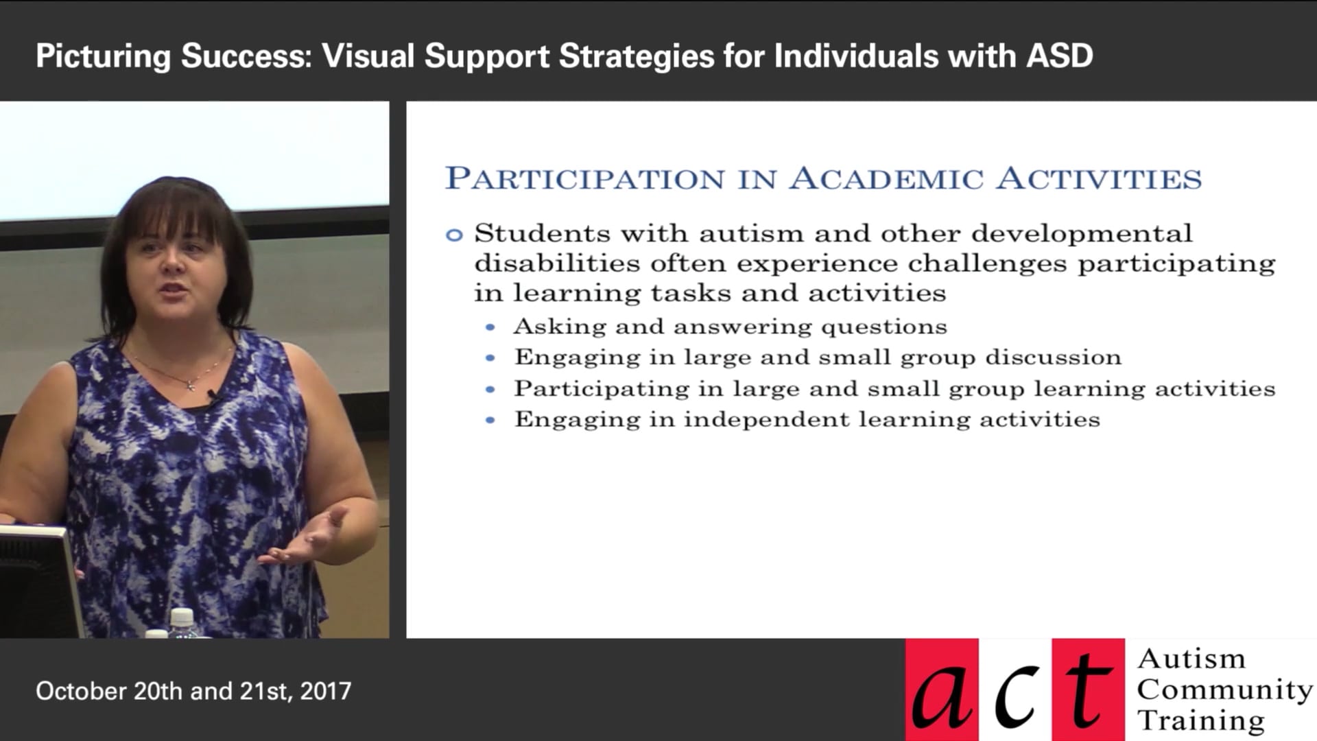Visual Support Strategies for Individuals with Autism - Session 7 ...