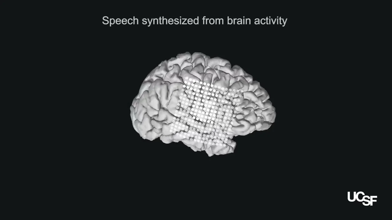 Speech synthesis from neural decoding of spoken sentences