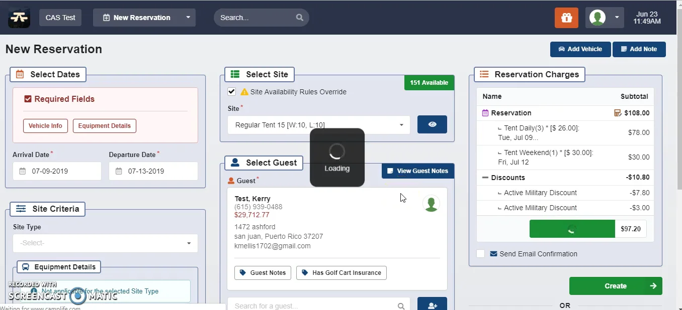 Training Videos - How to create a new reservation on Vimeo