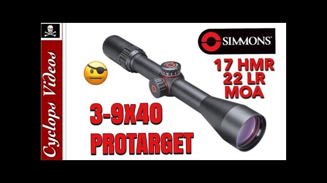 Simmons 3-9x40 ProTarget Rimfire Scope Review - Airgun101