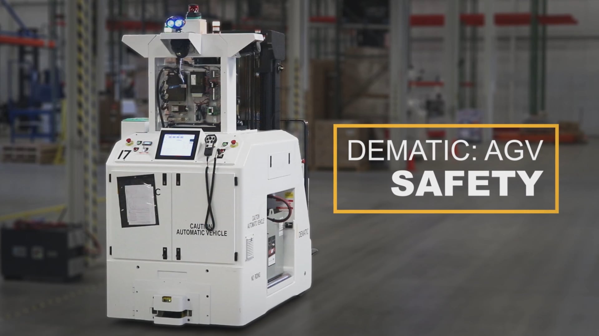Dematic Automated Guided Vehicle(AGV) Safety on Vimeo