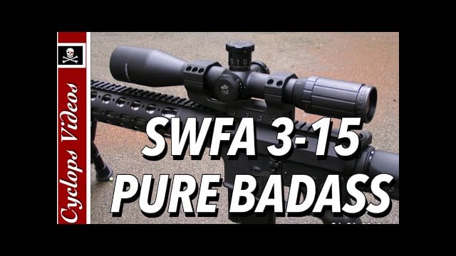 SWFA 3-15x42 Scope Review Tactical Mil quad FFP - Airgun101