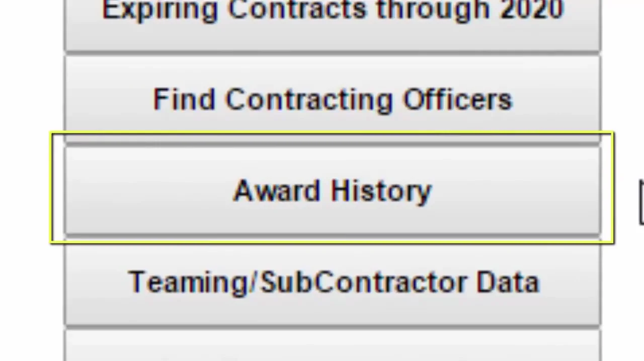 FBA Government Contract Database Overview on Vimeo