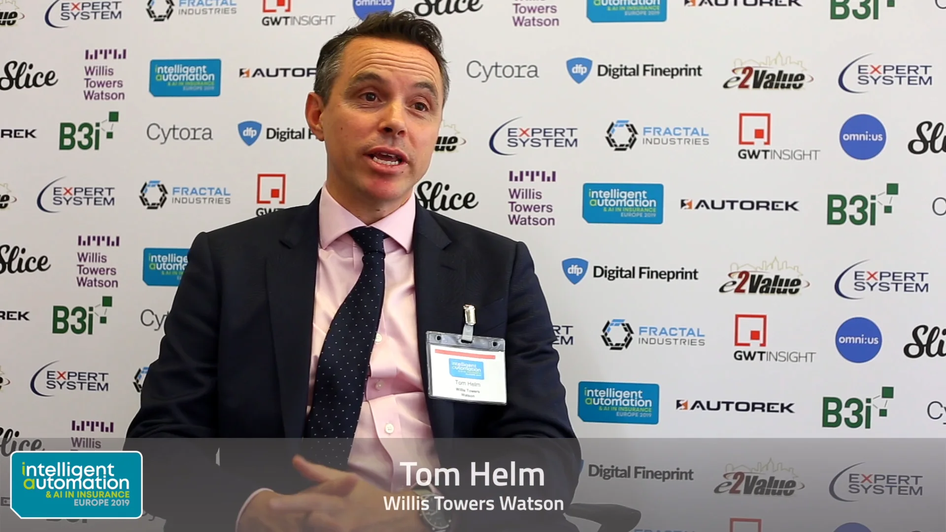 Intelligent Automation & AI in Insurance 2019 - Tom Helm - Willis ...