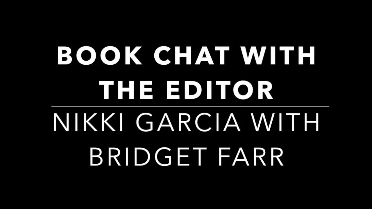 Book Chat with the Editor - Nikki Garcia with Bridget Farr on Vimeo