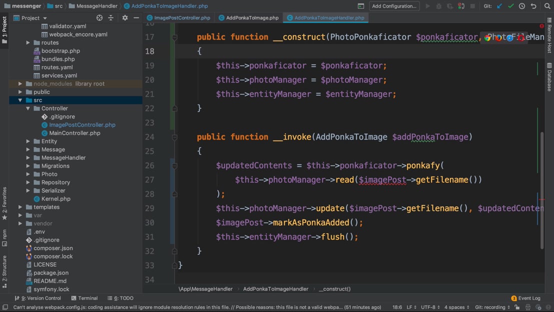 Doing Work in the Handler > Messenger! Queue work for Later | SymfonyCasts