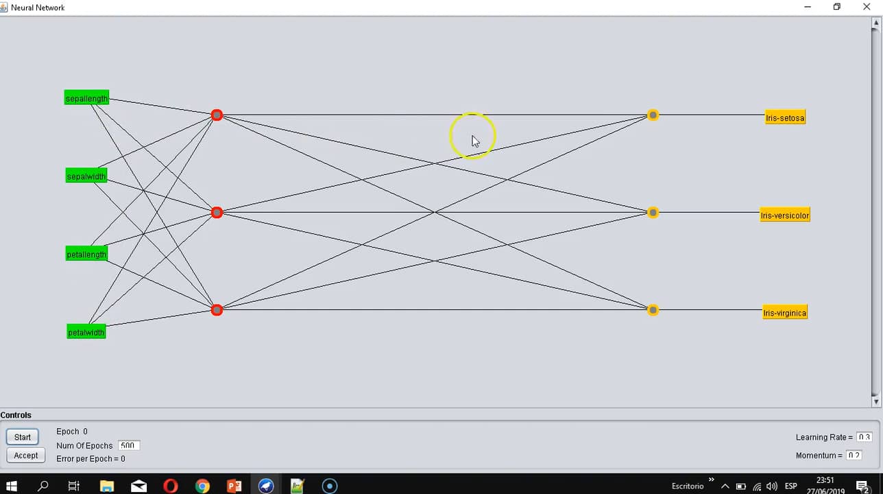 Ejemplo Clasificación Red Neuronal | Weka IRIS | Jose Luis Bugarin on Vimeo