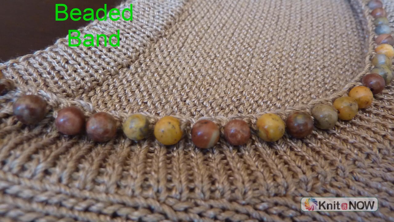 Cut N Sew - Beaded Band | Machine Knitting Tutorial